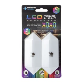 multi-color long hexagon touch-activated LED lights 2-pack | Five Below