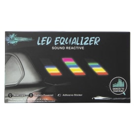 LED sound reactive equalizer for dashboard | Five Below