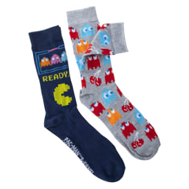 PAC-MAN Mens Crew Socks 2-Pack | Five Below