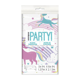 unicorn plastic tablecloth 54in x 84in | Five Below