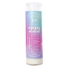 222 angel number scented pillar candle 9oz | Five Below