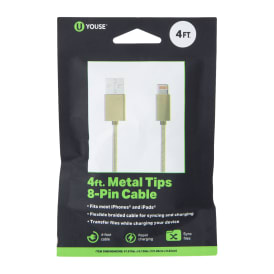 4ft braided 8-pin charging cable | Five Below