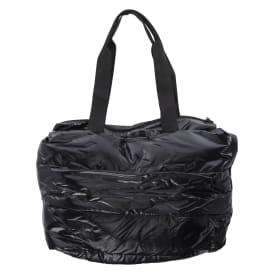 shiny puffer tote bag | Five Below