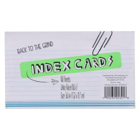 lined 3 x 5 index cards 100-count | Five Below