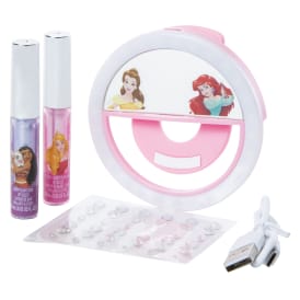 Disney Princess light up makeup mirror beauty set 4-piece | Five Below