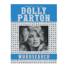 the unofficial dolly parton word search book | Five Below