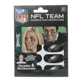 philadelphia eagles® adhesive face decorations 6-count | Five Below
