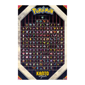 pokemon™ kanto region poster 22.375in x 34in | Five Below