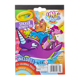 crayola® uni-creatures sticker & activity pad | Five Below