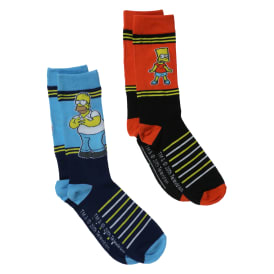 the simpsons™ mens crew socks 2-pack | Five Below