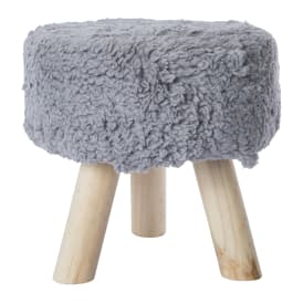 sherpa foot stool 11in | Five Below