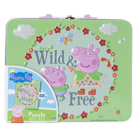 peppa pig™ 48-piece puzzle & tin storage box | Five Below
