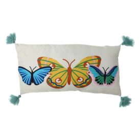 butterfly bolster pillow 10in x 20in | Five Below