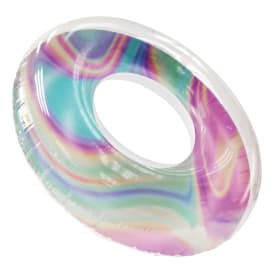 print inner tube pool float 40in | Five Below