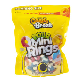 candy break sour mini rings 24oz | Five Below