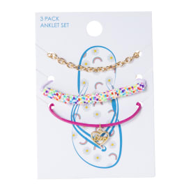 3-count anklet jewelry set | Five Below