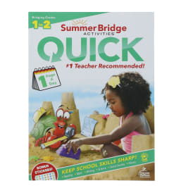 summer bridge activities quick workbook grades 1 to 2 | Five Below