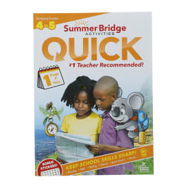 summer bridge activities quick workbook grades 4 to 5 | Five Below