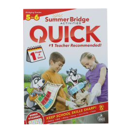summer bridge activities quick workbook grades 5 to 6 | Five Below