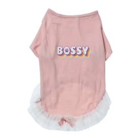 'bossy' pet tutu tee | Five Below