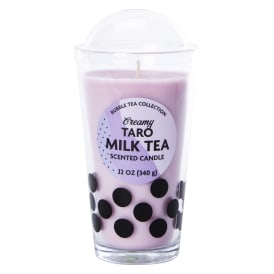 bubble tea scented candle 12oz | Five Below