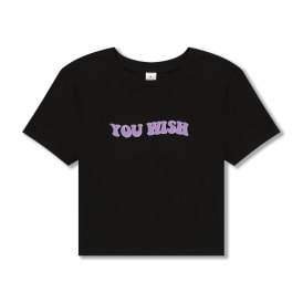 'you wish' cropped graphic tee | Five Below
