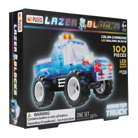 block tech® lazer blocks color-change LED building blocks kit