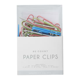 Multicolor Paper Clips 80-Count | Five Below