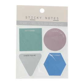 sticky note pad shapes 4-count | Five Below