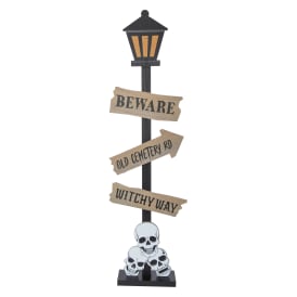 glow-in-the-dark halloween street sign 10.24in x 36.02in | Five Below