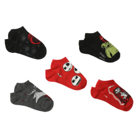 Disney Tim Burton's The Nightmare Before Christmas ladies low-cut socks ...