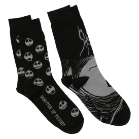 Disney Tim Burton's The Nightmare Before Christmas mens crew socks 2 ...