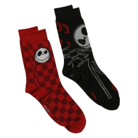 Disney Tim Burton's The Nightmare Before Christmas mens crew socks 2 ...