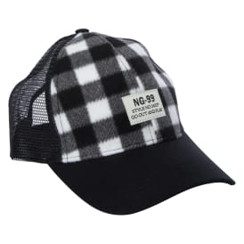plaid flannel trucker hat | Five Below