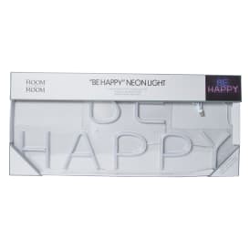 'be happy' LED neon light 27.6in | Five Below