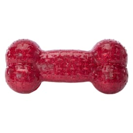 glitter TPR dog bone chew toy 7in | Five Below