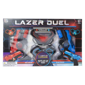 lazer duel 2 light-up chest plates & blasters set | Five Below