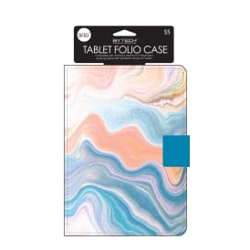 9in to 10in tablet folio case - marble | Five Below