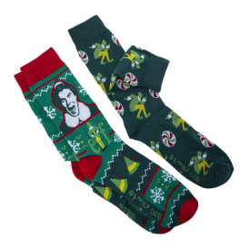 buddy the elf crew socks 2-pack | Five Below