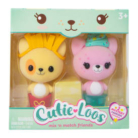 cutie-loos mix 'n match friends 2-count | Five Below