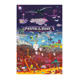 Minecraft™ World Poster 22.37in x 34in | Five Below