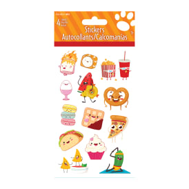 Foodie Stickers 4 Sheets | Five Below