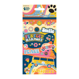 70s Stickers 4 Sheets | Five Below