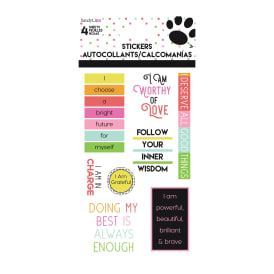 Affirmation Stickers 4 Sheets | Five Below