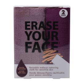 Danielle Creations® Erase Your Face Makeup Removing Cloths 2-Count ...
