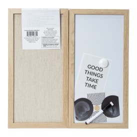 Dry Erase Board With Linen Memo Board 15.75in x 15.75in | Five Below
