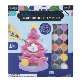 Paint Your Own Light Up Holiday Tree | Five Below