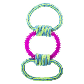 3-Ring Rope Tug Dog Toy | Five Below