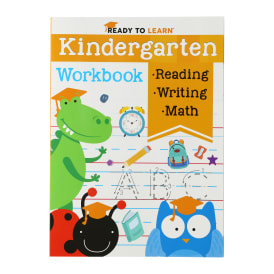 Ready To Learn Kindergarten Workbook | Five Below