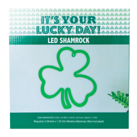 LED Shamrock Wall Light 9.33in x 9.44in | Five Below
